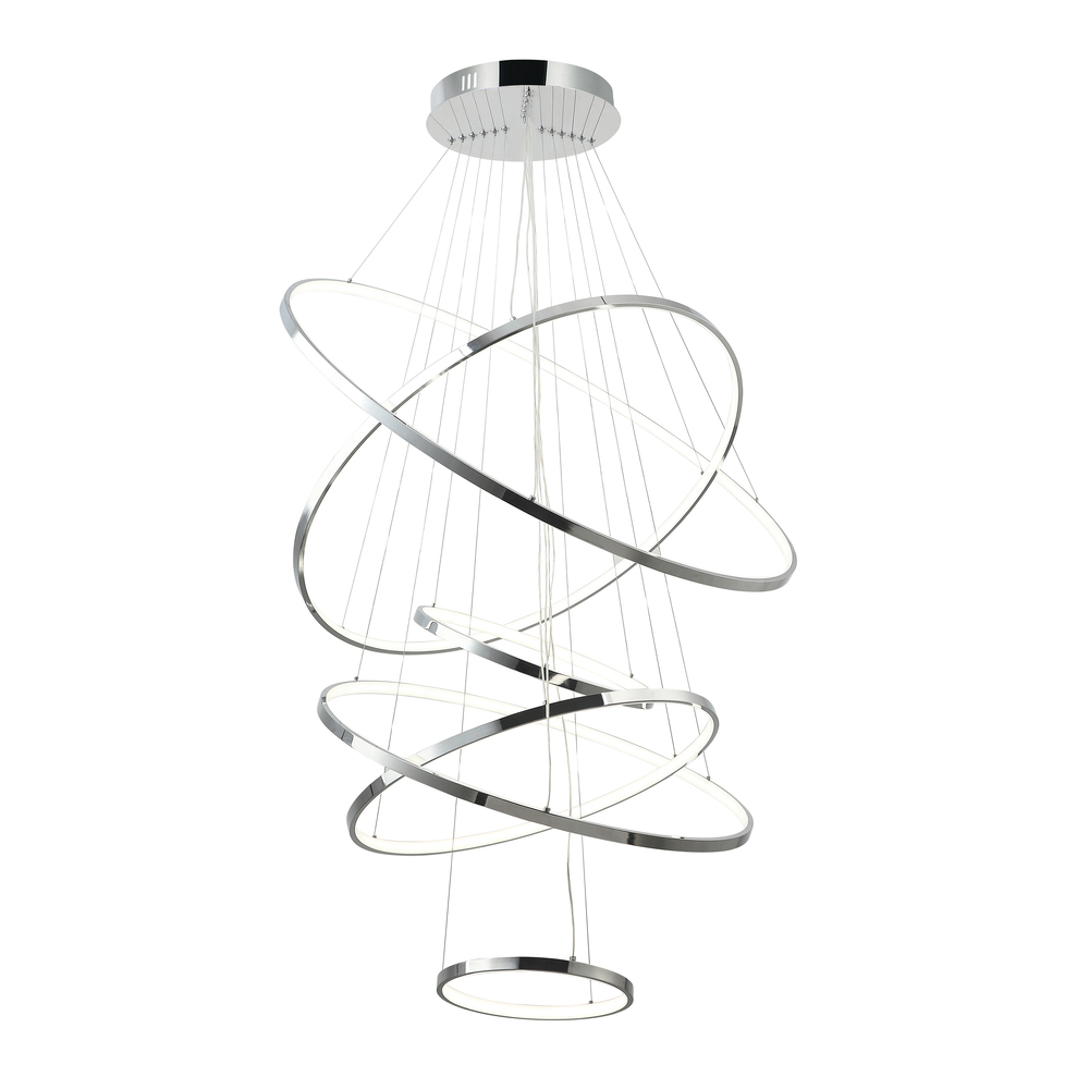 Candil Colgante 6 Aros Led - Iluminación LUZ VIC