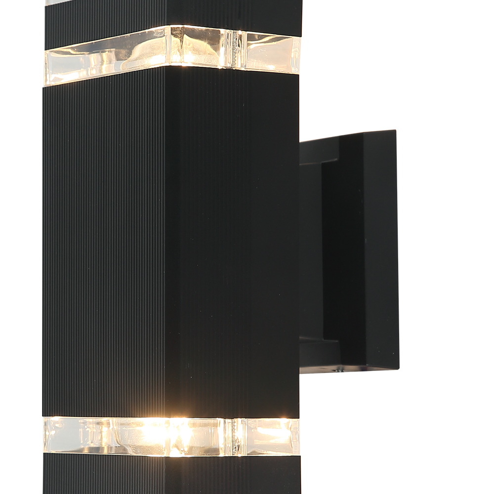 Arbotante Para Exterior Con Acrílico Slim 2 Focos - Iluminación LUZ VIC