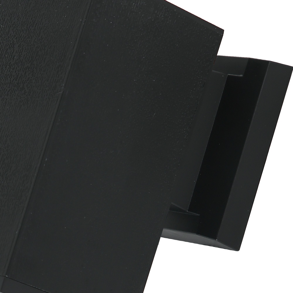 Arbotante Para Exterior 1 Foco Cuadrado Negro - Iluminación LUZ VIC