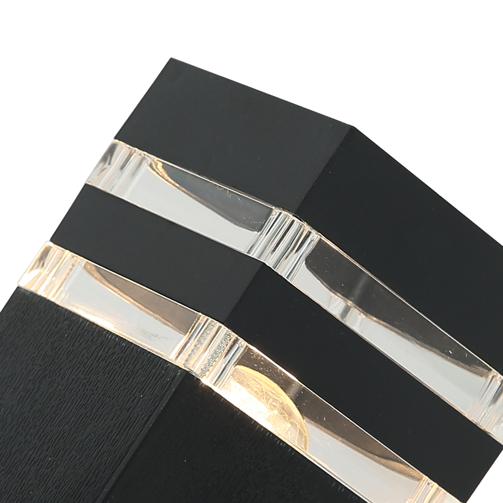 Arbotante Para Exterior Con Acrílico 1 Foco Cuadrado - Iluminación LUZ VIC