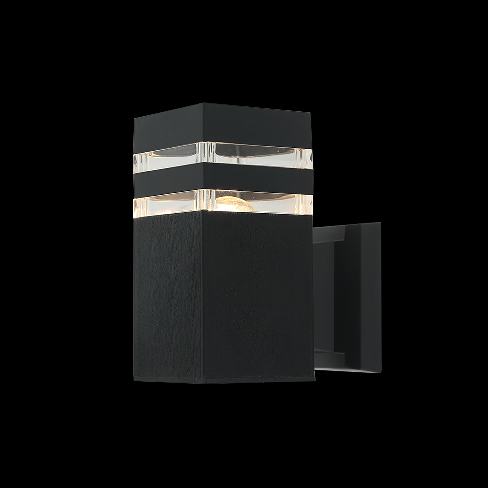 Arbotante Para Exterior Con Acrílico 1 Foco Cuadrado - Iluminación LUZ VIC